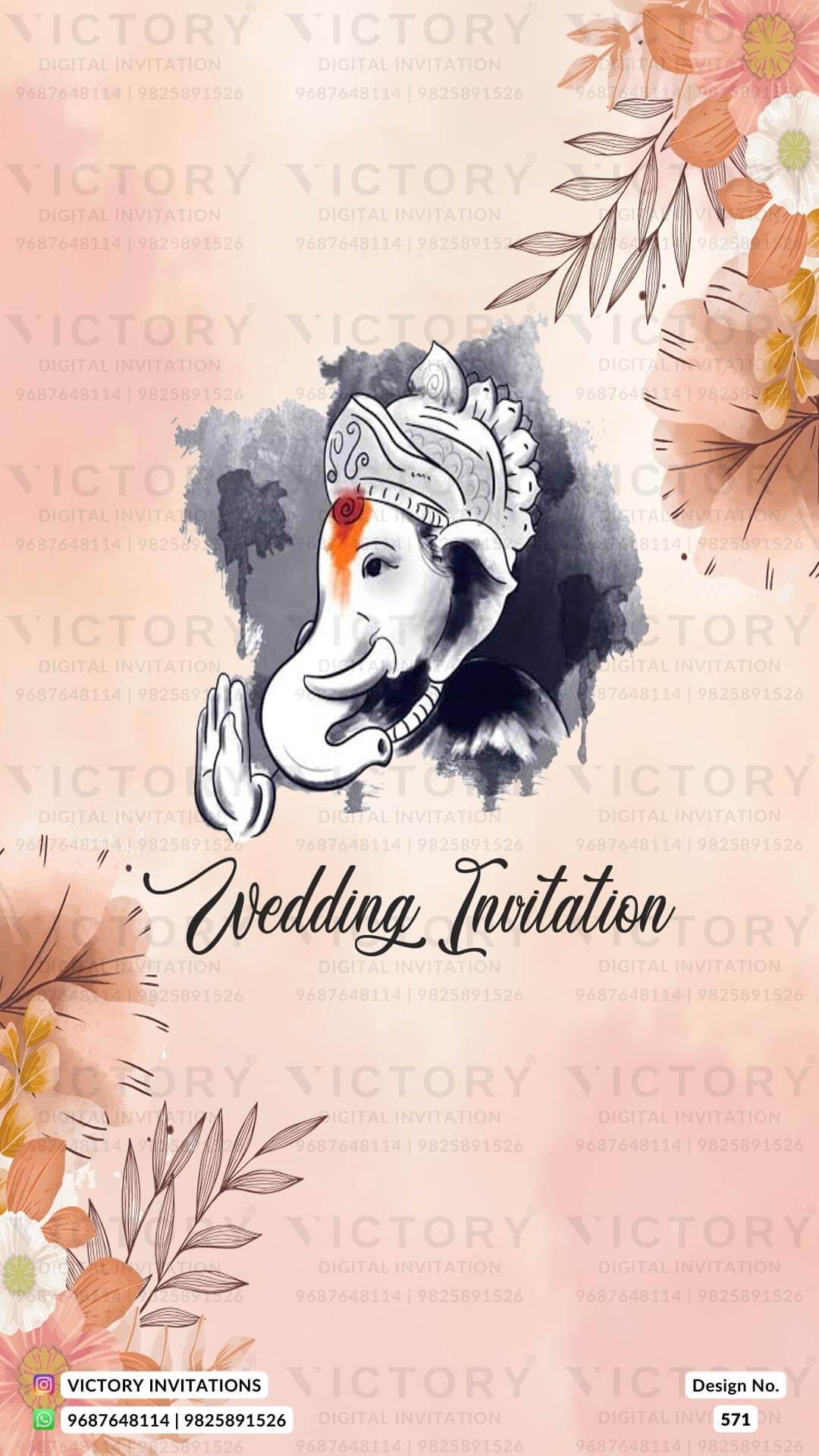Wedding ceremony invitation card of hindu gujarati patel family in Eng ...