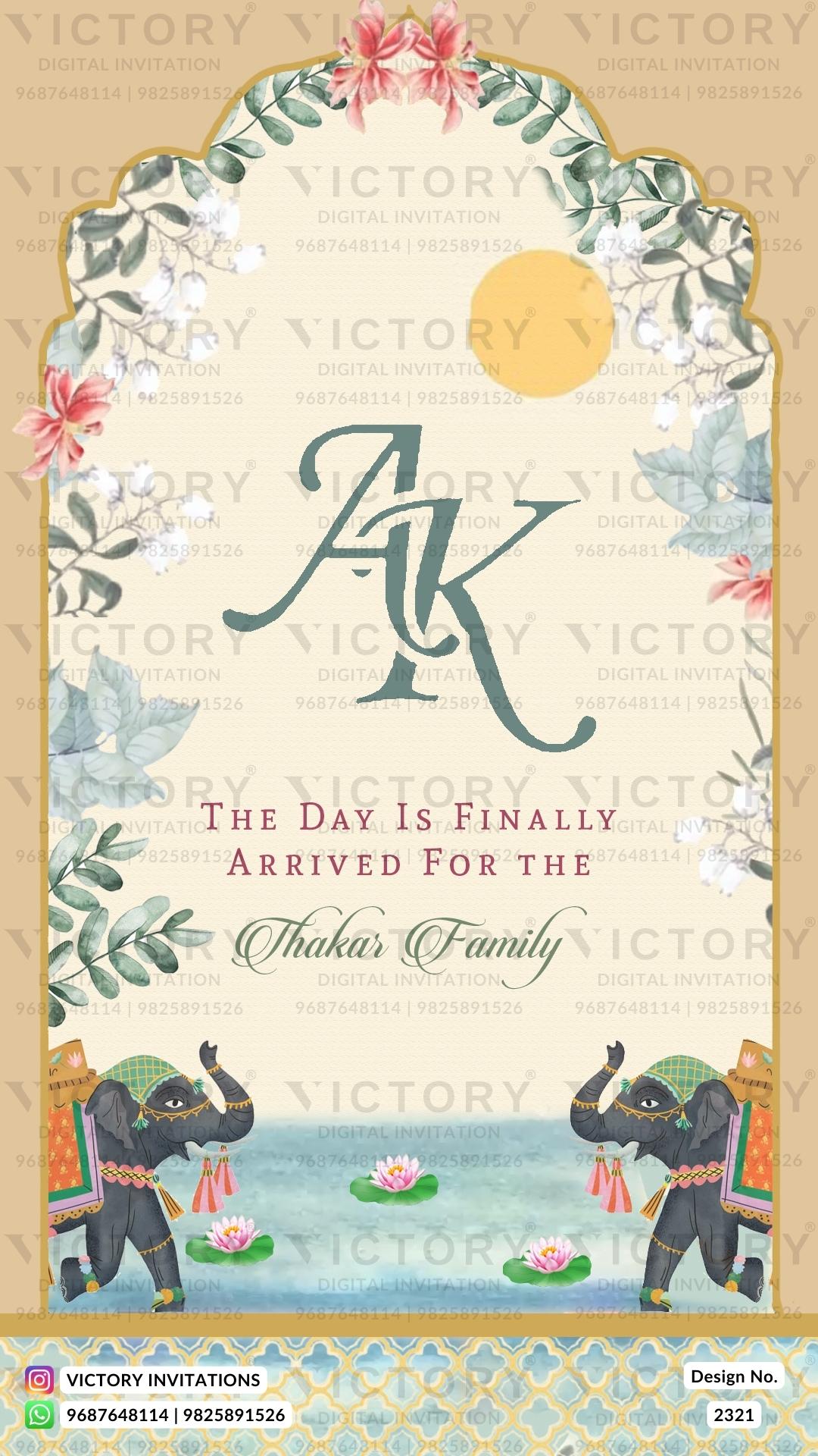 Wedding ceremony invitation card of hindu gujarati jain family in Engl ...