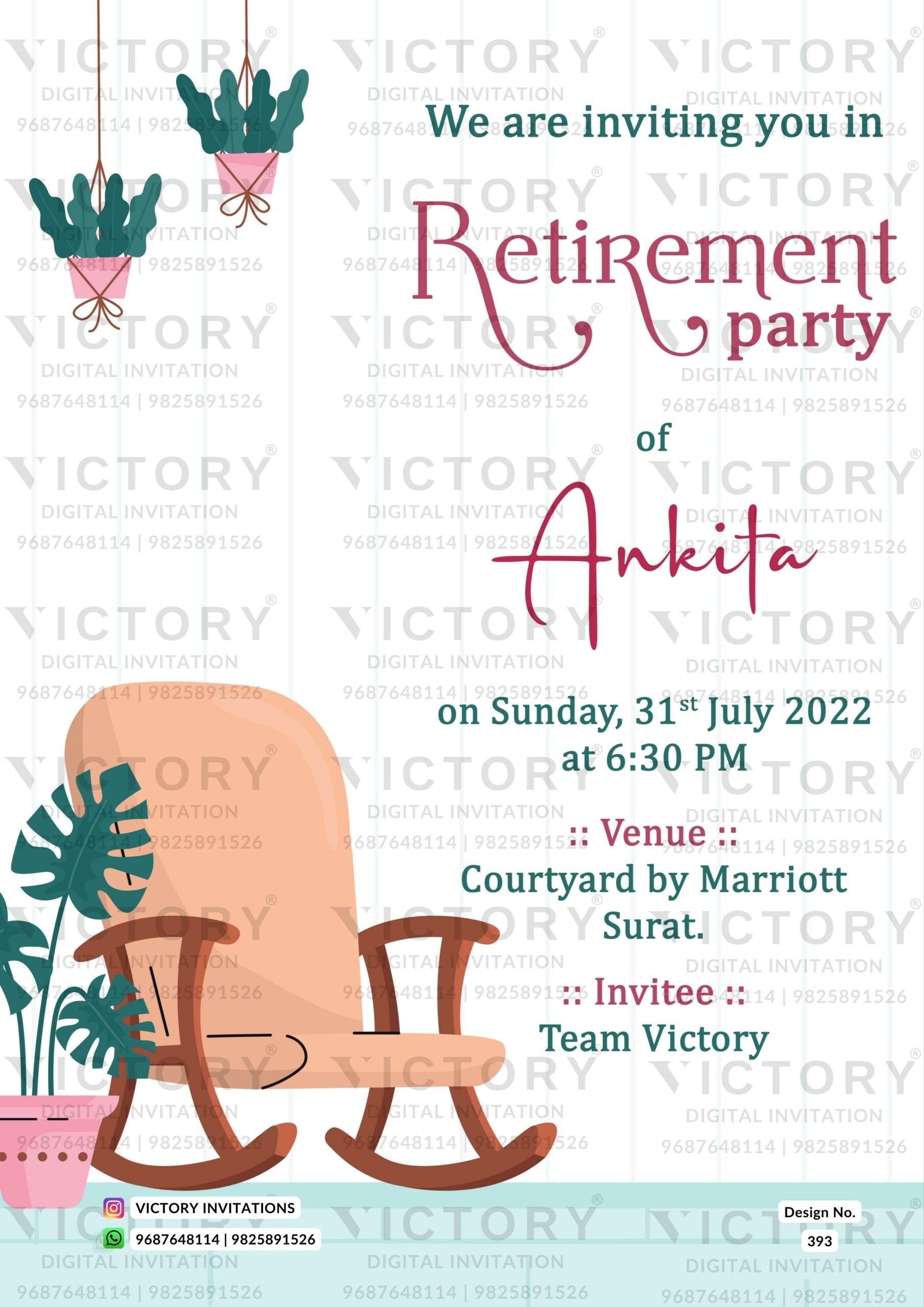 Retirement Lunch Invitation Wording